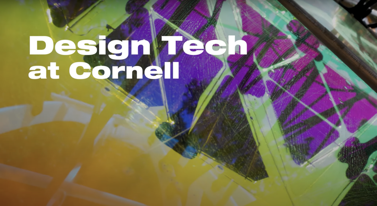 Cornell Tech - Master of Science in Design Technology